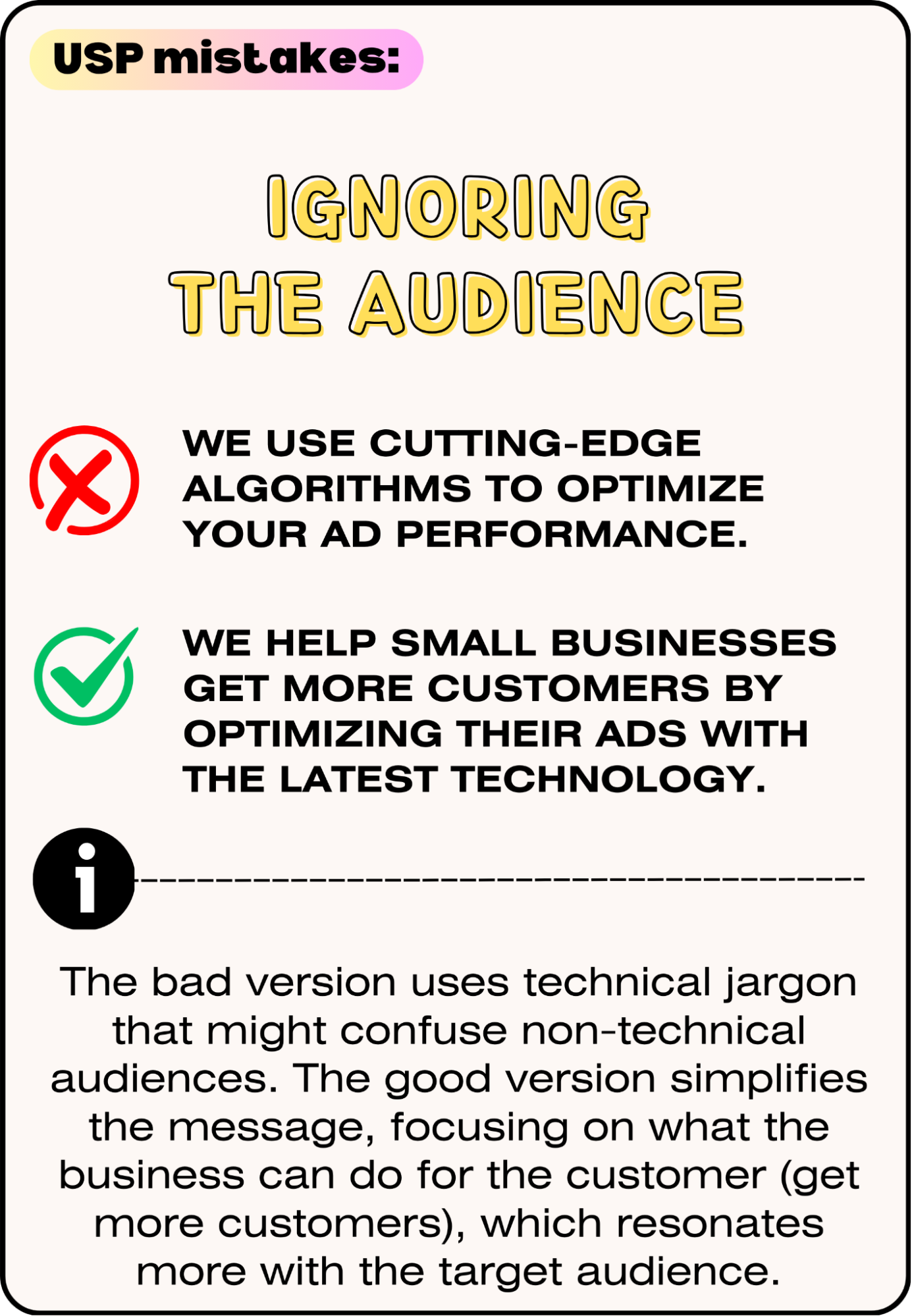 18 Common USP Mistakes: Practical Flashcard Guide with Real Examples