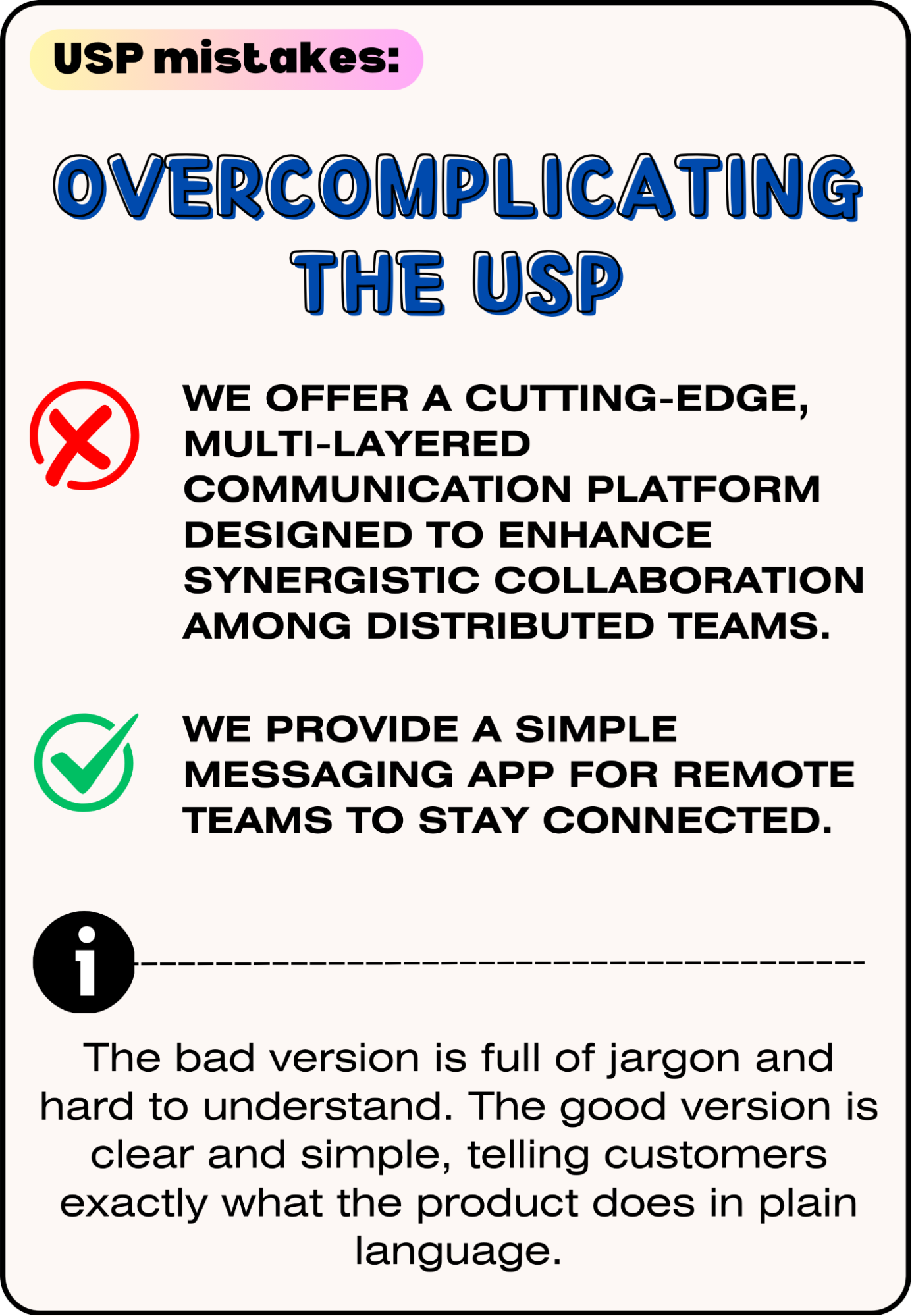 18 Common USP Mistakes: Practical Flashcard Guide with Real Examples